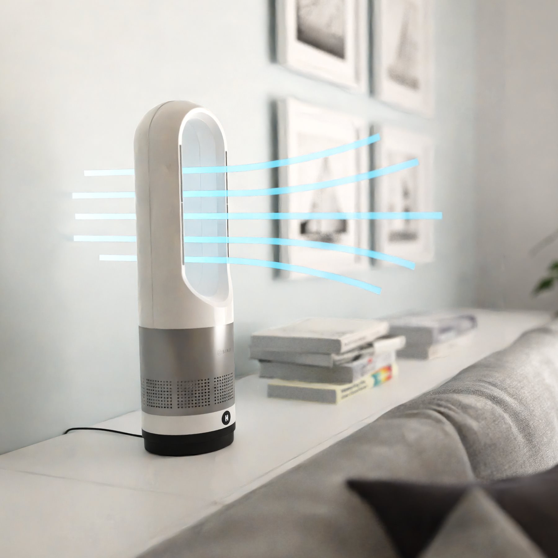 Sinji Hot-Cold Bladeless Fan | Sinji